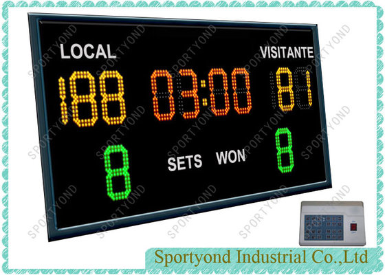 Super Bright LED Volleyball Electronic Scoreboard For Basketball