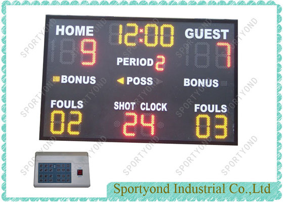 Drahtloser Basketball-Anzeigetafel-Sport der Turnhallen-LED elektronischer im College