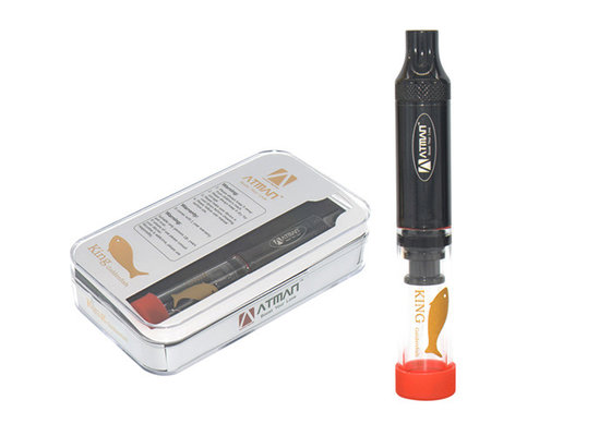 Portable Herbal Vaporizer / ATMAN KING Goldenfish Smoking Pipe With Quartz Glass