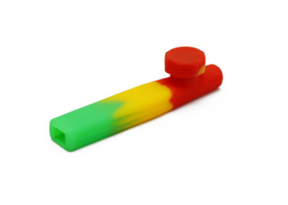 Creative Design Silicone Smoking Tobacco Pipe , 4 Inch Water Hand Pipe
