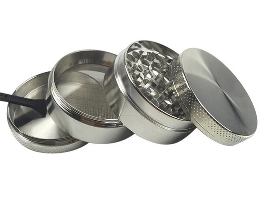 Grinders Herb Metal Ginder , 55 Mm 4 Layer Tobacco Grinder For Smoking