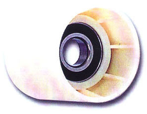 Yellow Roller For Lift / Elevator Component / Parts