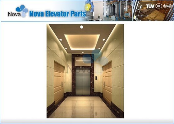 1600KG Passenger Elevators , VVVF Control Traction Machine Elevator