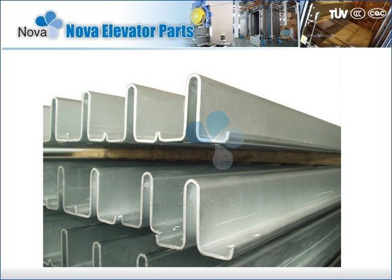 Hollow SS400 Steel Elevator Guide Rail , Counterweight Hollow Rails