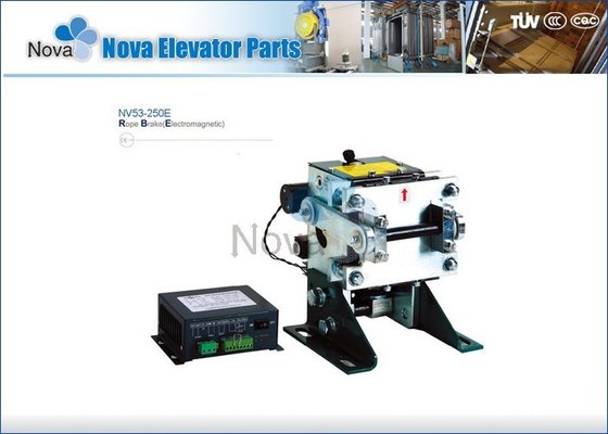NV53-250E(electromagnetic) Elevator Safety Parts , Elevator Rope Brake