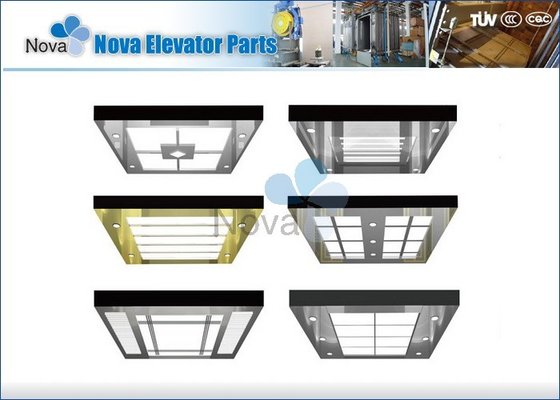 Passenger Lift / Elevator Cabin Ceiling , Customized Elevator Ceiling 