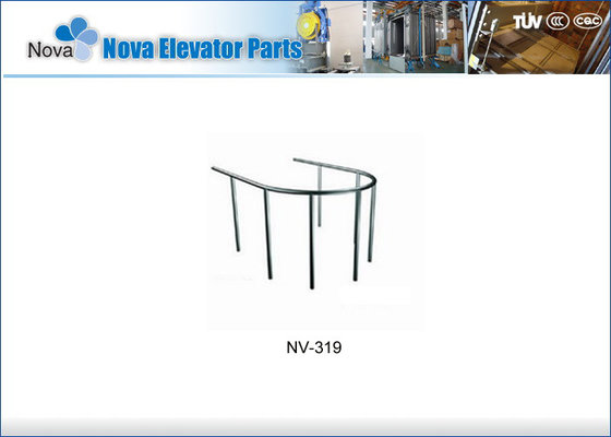Customized Elevators Components / Parts , Stainless Steel Observation Elevator Handrail