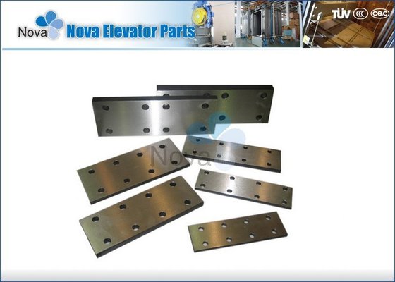 Q235A Elevator Guide Rail Fishplate , Lift Guide Rail Fishplate