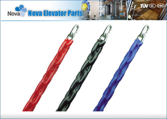 Fire-resistant Elevator Cabins Components , Plastic-wrapped Balance Compensation Chain