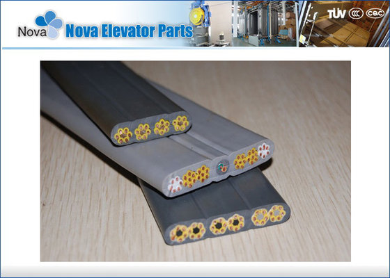Intelligent Elevator Control System , TVVBPG Lift Flat Travelling Cable