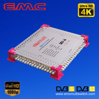 Satellite multiswitch no signal loss signal adjustable 17 input 32 output cascade multiswitch
