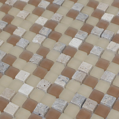 300x300mm mosaic glass tile backsplash,mosaic wall tile,mix color supplier