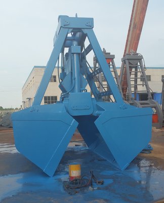 Single Wireless Rope Remote Control Clamshell Grab Bucket Grapple for Sale