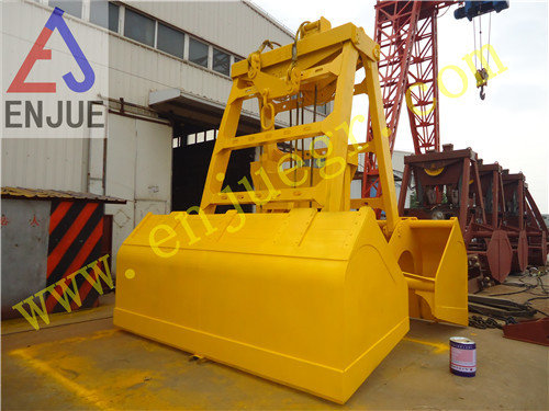 Single Wireless Rope Remote Control Clamshell Grab Bucket Grapple for Sale