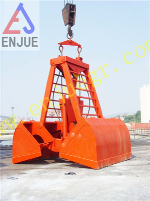 12cbm 30t Hydraulic Wireless Radio Remote Control Grab Bucket for Deck Crane
