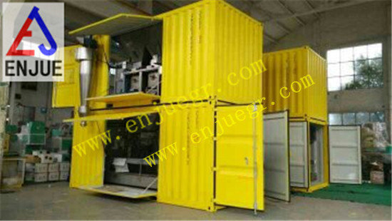 Mobile Type Weighing and Bagging Unit with Container