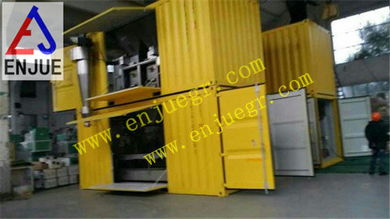 Mobile Type Weighing and Bagging Unit with Container