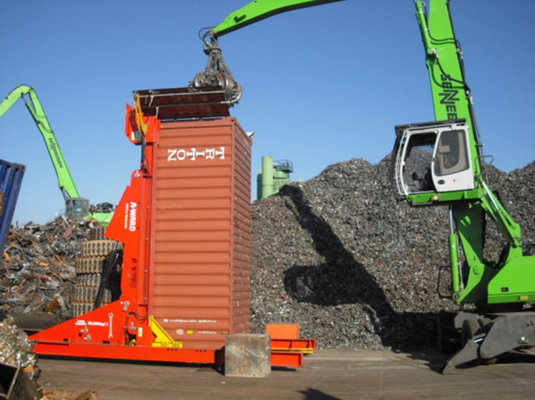 20FT 40FT Grain Silo Hydraulic Container Tilter