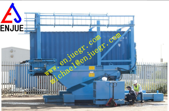 20 Feet 40 Feet Hydraulic Telescipic Container Tilter Hydraulic Container Tilter for Loading Corn and Rice Grains