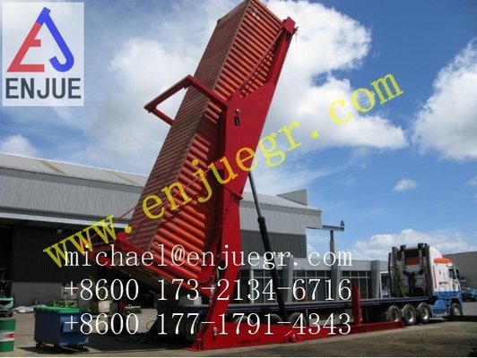 ISO 20 Feet 40 Feet Hydraulic Telescipic Container Tilter Hydraulic Container Tilter for Loading Corn and Rice Grains