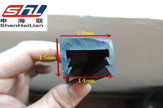 Anti - Ozone Black Epdm Rubber Seal Strip Extrusion Durable For Car , Bus