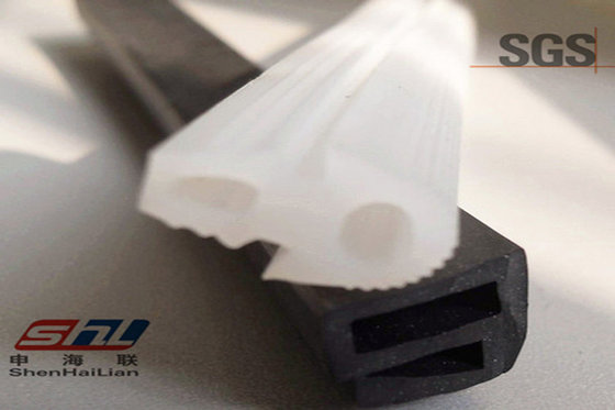 White Customized Silicone Rubber Seal Strip Shakeproof High Temperature Resistant