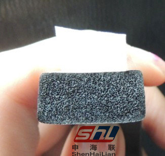 square Foam Rubber Seals EPDM with adhesive back tape Anti - noise Anti - Corrosion With 38 Shore A