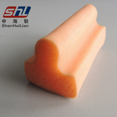 Orange Anti - Heat Extrusion Silicone block Rubber Seal UV Resistance