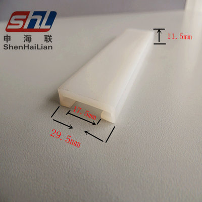 Milk white Extrusion Silicone Rubber capping Seal