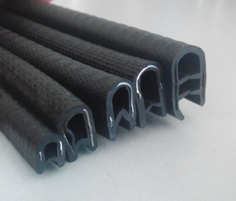 Electrical Black Pvc Sealing Strip , Car Door Weather Seal fireproof