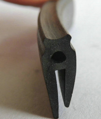 Brown Extrusion U - Shaped Rubber Seal Waterproof With Thermal Break