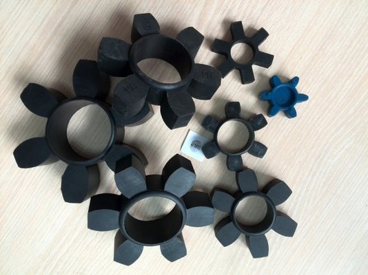 Durable Star Rubber Coupling Molding Rubber Parts / Automotive Rubber Accessories