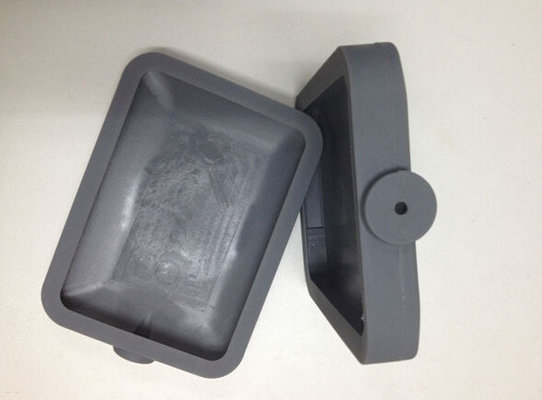 Rubber Cover Molded Rubber Parts Rectangular Silicone Case Without Lip