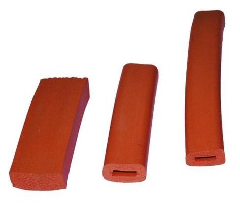 Temperature Resistant Silica Gel Foam Seal Strip For Truck Door and Windows -40°C - 200°C