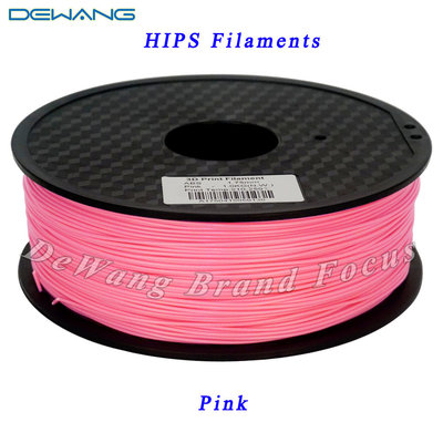 Red 3.0mm HIPS 3D Filament For Printer UP / Mendel Plastic Rubber Consumables