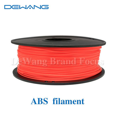 Red 3D Printer Filaments ABS 3.0MM 1kg Plastic Rubber Consumables Material