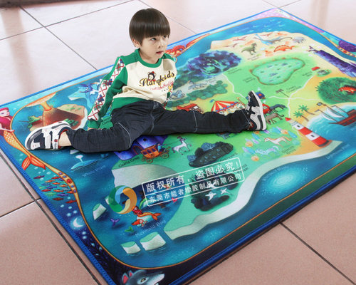 2015 new wholesale foldable sided crawling waterproof custom rubber floor heating mat