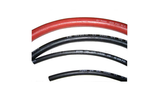 High Tensile Textile Reinforced Corrugated Surface Air Hose 300psi , Flexible Rubber Tubing