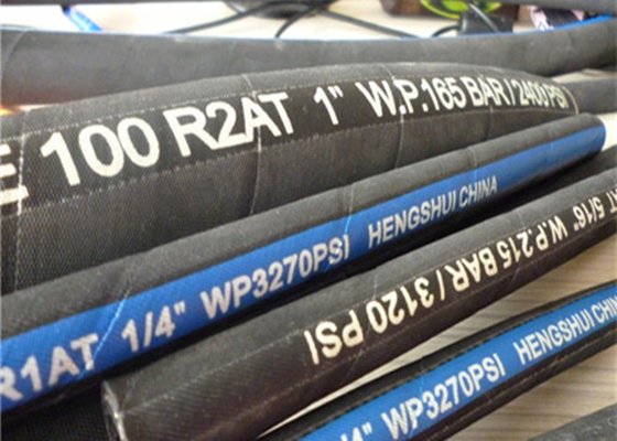 Abrasion Resistant Flexible Rubber Hose Smooth , 2" Flexible Water Hose