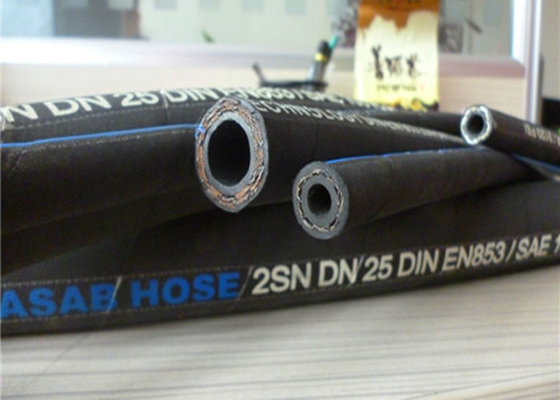 Abrasion Resistant Flexible Rubber Hose Smooth , 2" Flexible Water Hose