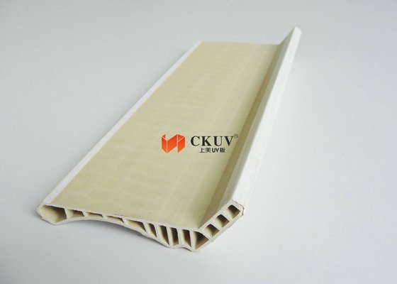Decorative MDF Skirting Line , PVC WPC Profile Extrusion Line For Laminate Floor