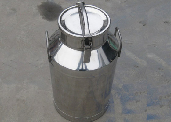 SS304 High Rubber Sealing Ring Aluminum Milk Can With Fixed Handle