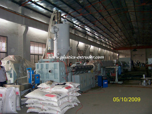 Water Supply and Gas HDPE Pipe Extruder Plastic Extrusion Machine High Speed