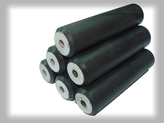 Metal bonded rubber products