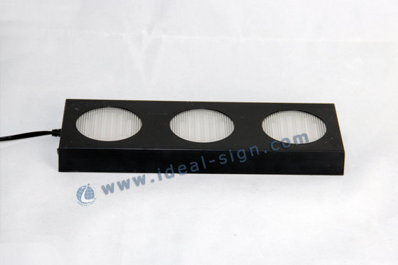 LED Acrylic Liquor Bottle Display Standing / Glorifier PS Injection Plastic Case