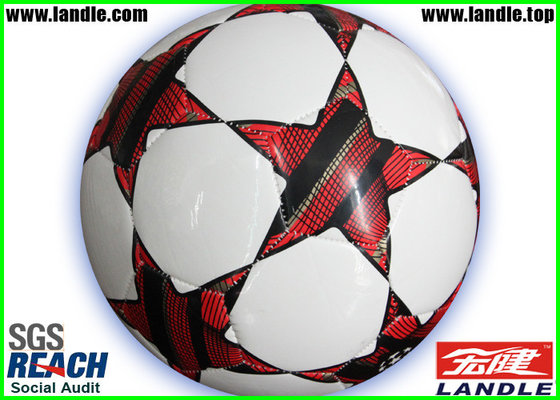 Colorful Official Soccer Balls for Promotion Machine Stitched With Rubber Bladder