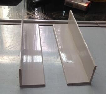 Construction industry L shape EVA PC PSAS PVC Extrusion Profiles / shapes
