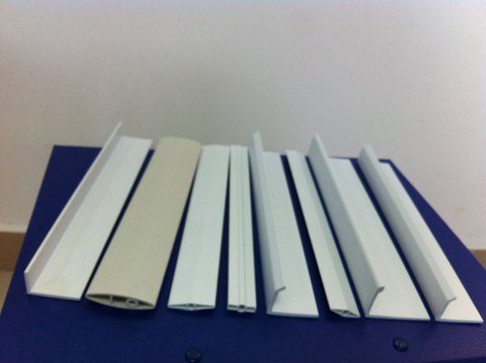 Construction industry L shape EVA PC PSAS PVC Extrusion Profiles / shapes