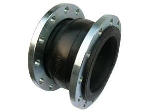 Single Sphere Flanged Flexible Rubber Joints Galvanized For Marine , Rubber Expansion Bellows