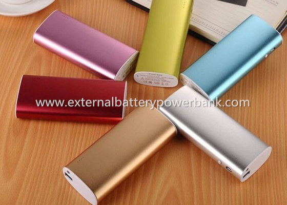 Red Emergency Backup Portable Charger Power Bank For Smartphone / Tablet PC